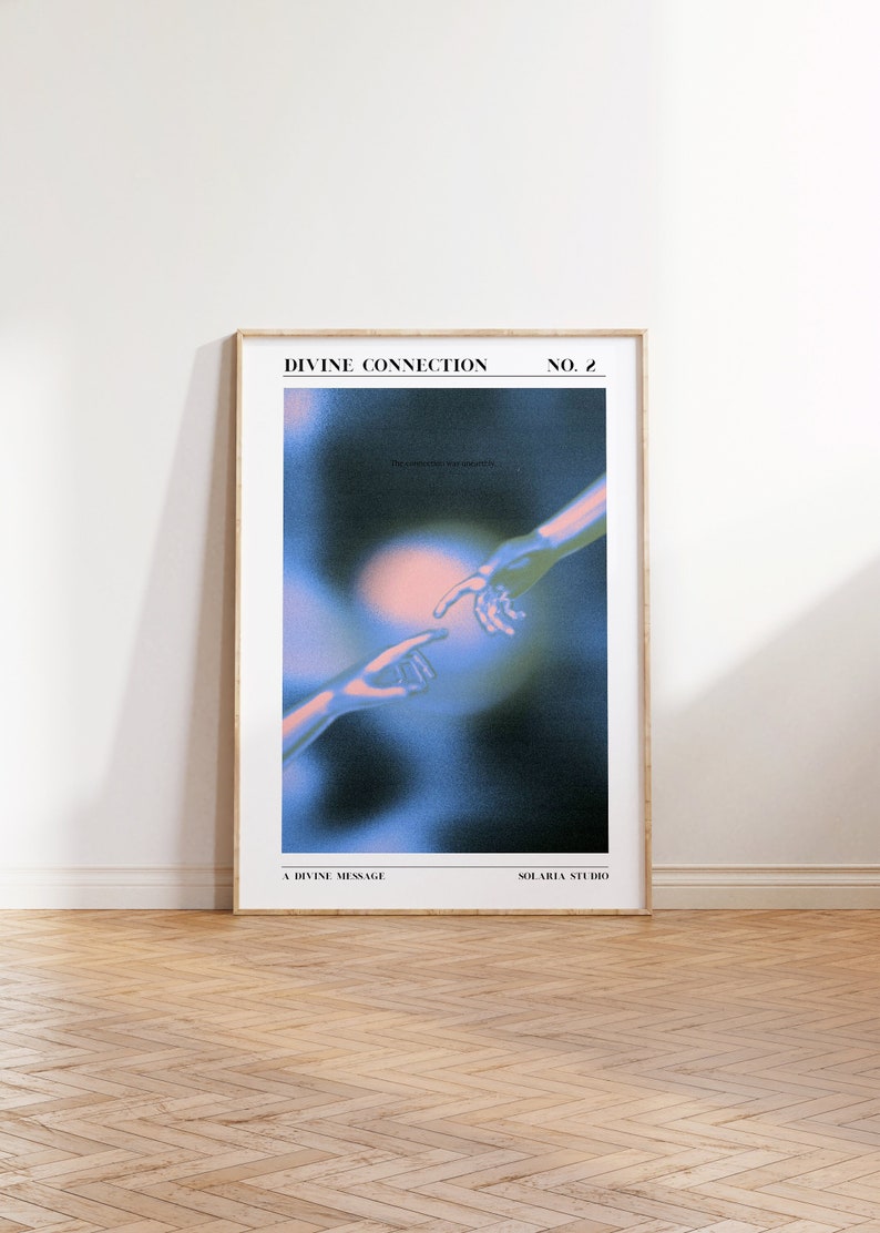 Connection Poster Printable Art Relationship Decor Abstract - Etsy