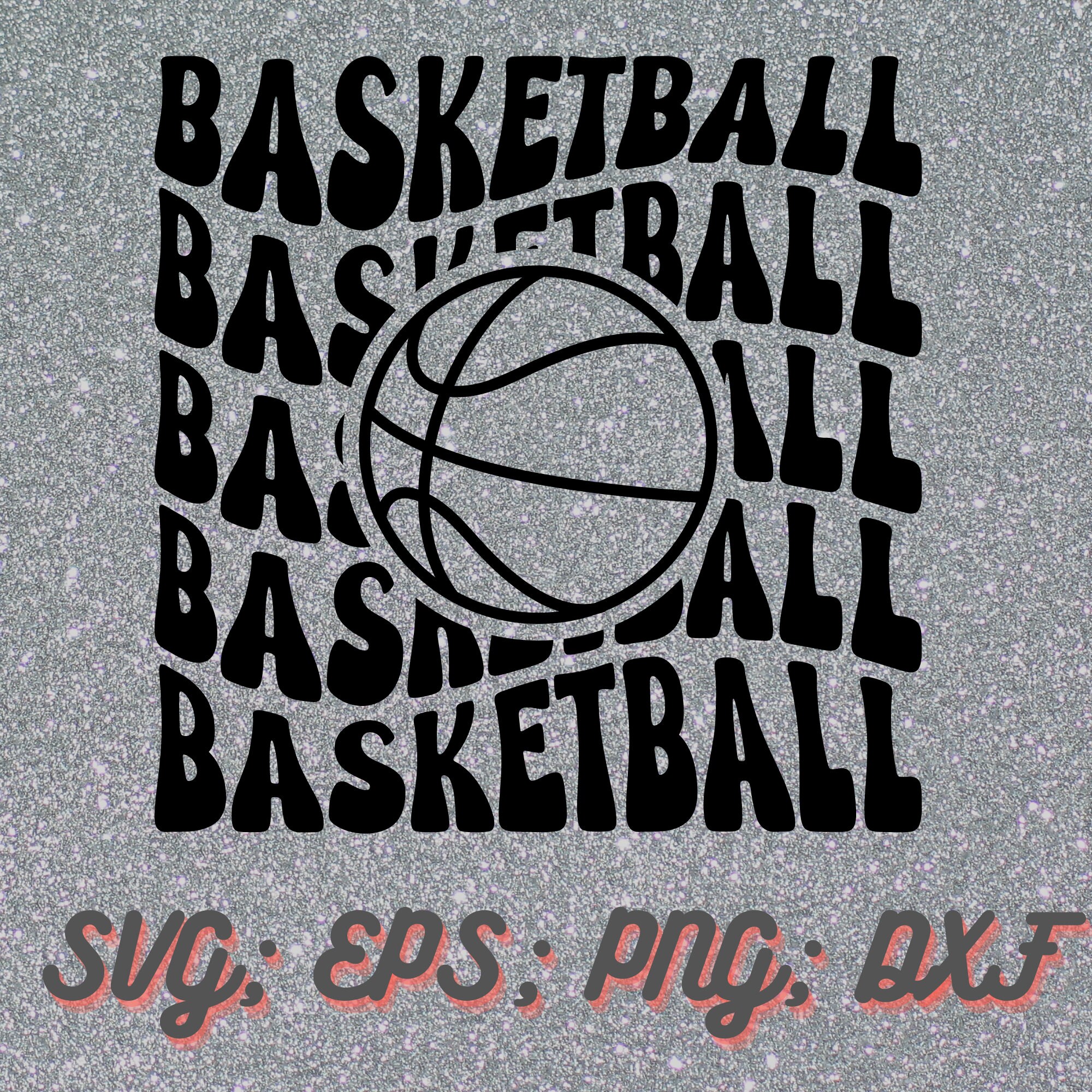 Retro Basketball SVG / Cut File / Cricut / Commercial Use / Silhouette ...