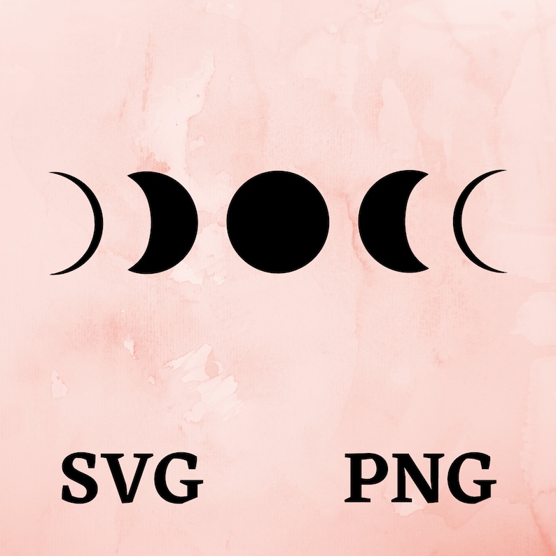 Moon Phase SVG / Cut File / Cricut / Commercial Use / Silhouette - Etsy
