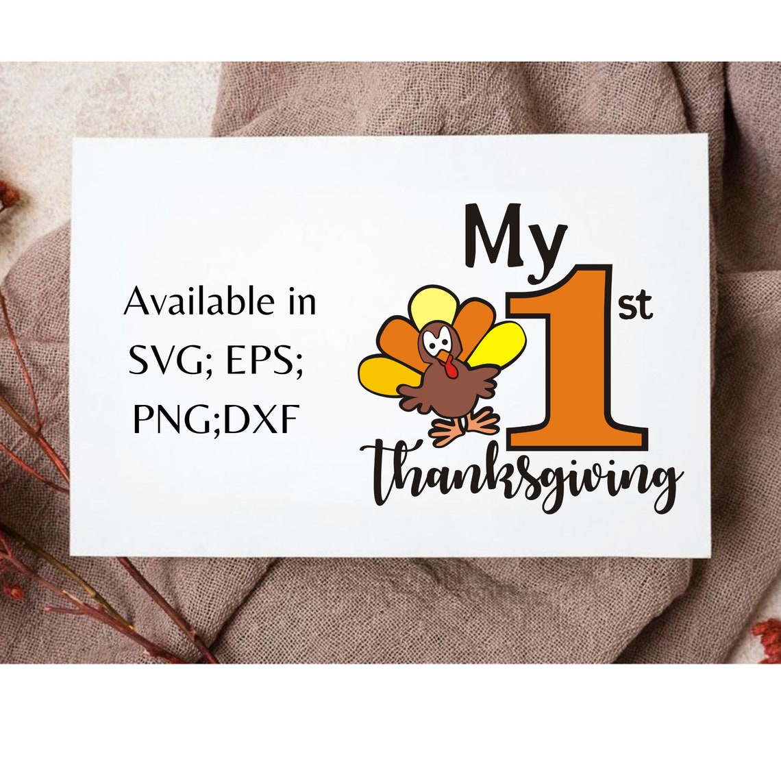 Baby's First Thanksgiving SVG / Thanksgiving SVG / Cut File / Cricut ...