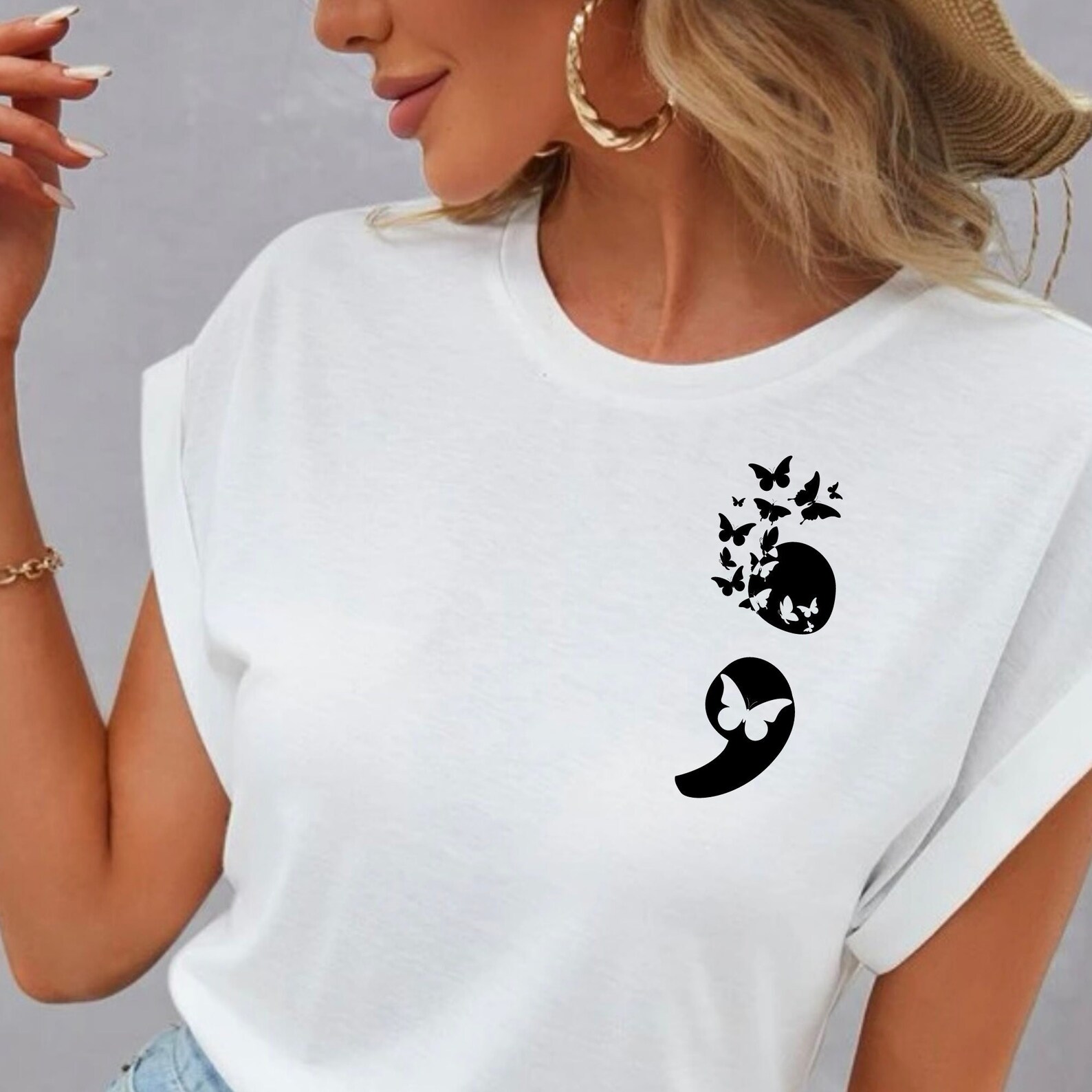 Artsy Semicolon SVG / Inspirational SVG / Cut File / Cricut ...