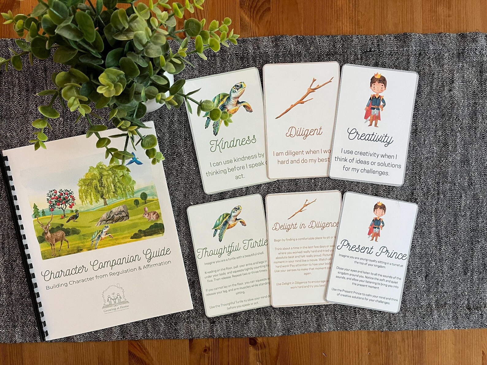 Character Companion Cards and Guide - Etsy