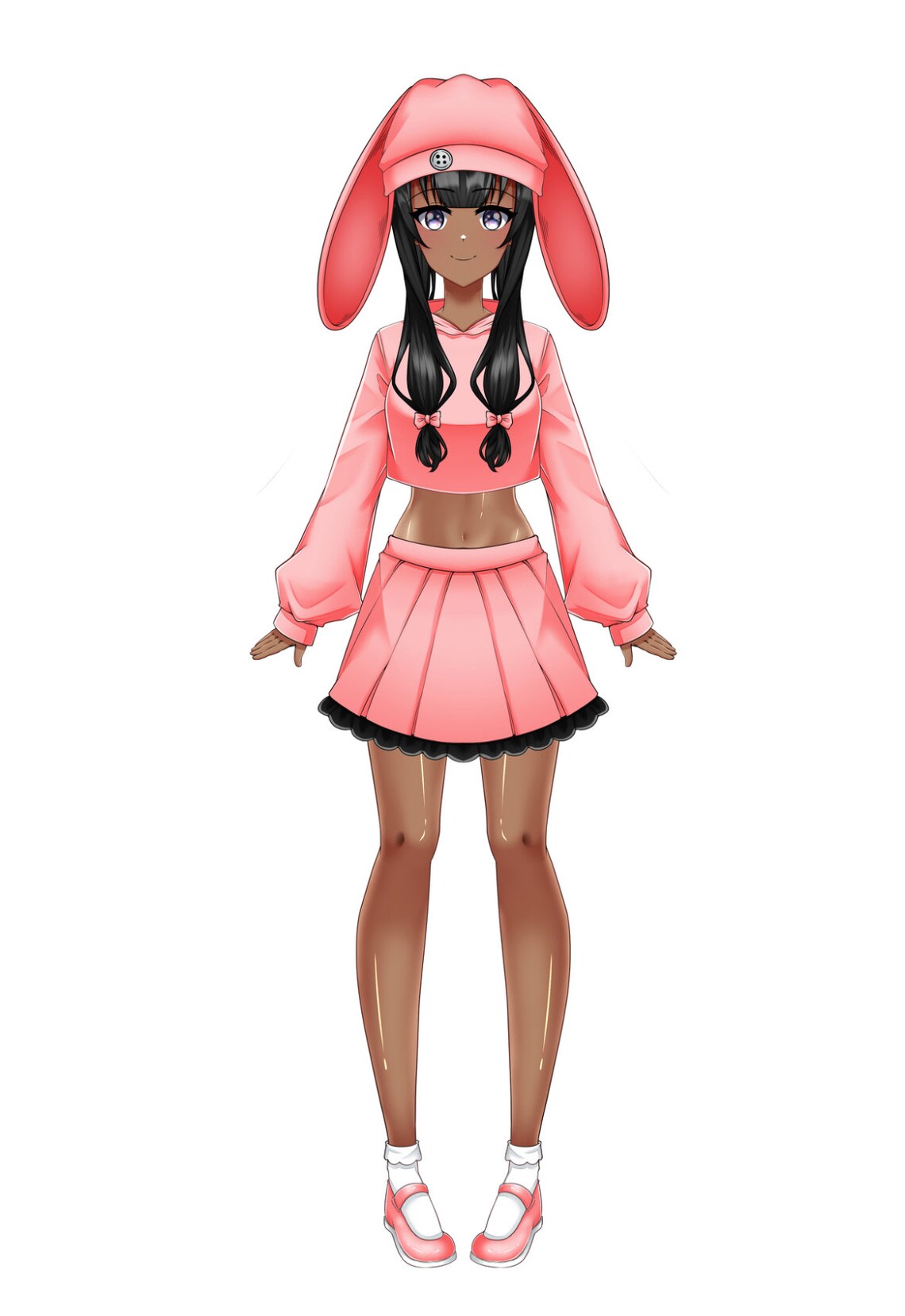 Live2d Vtuber Model for Twitch With 6 Emotes ready to Use Cute Premade ...