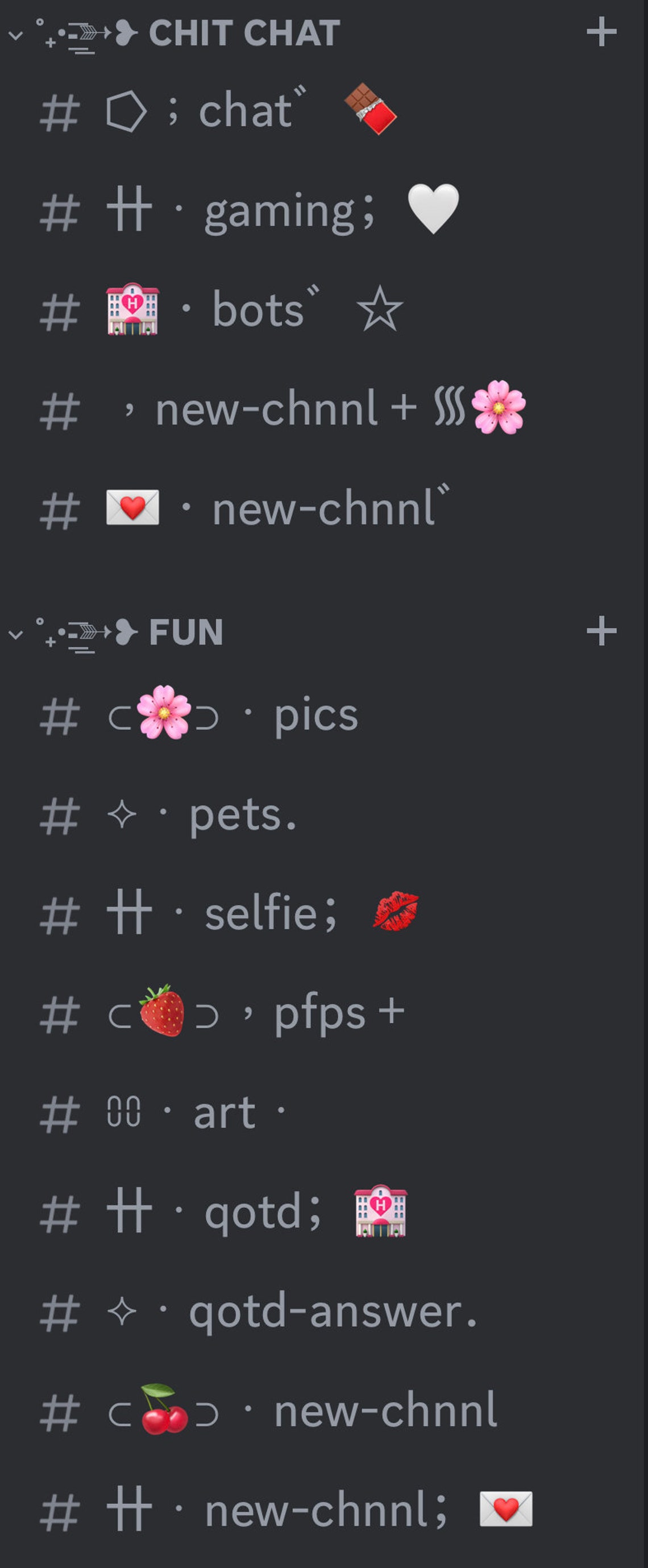 Red/pink Aesthetic Discord Template INSTANT DOWNLOAD - Etsy