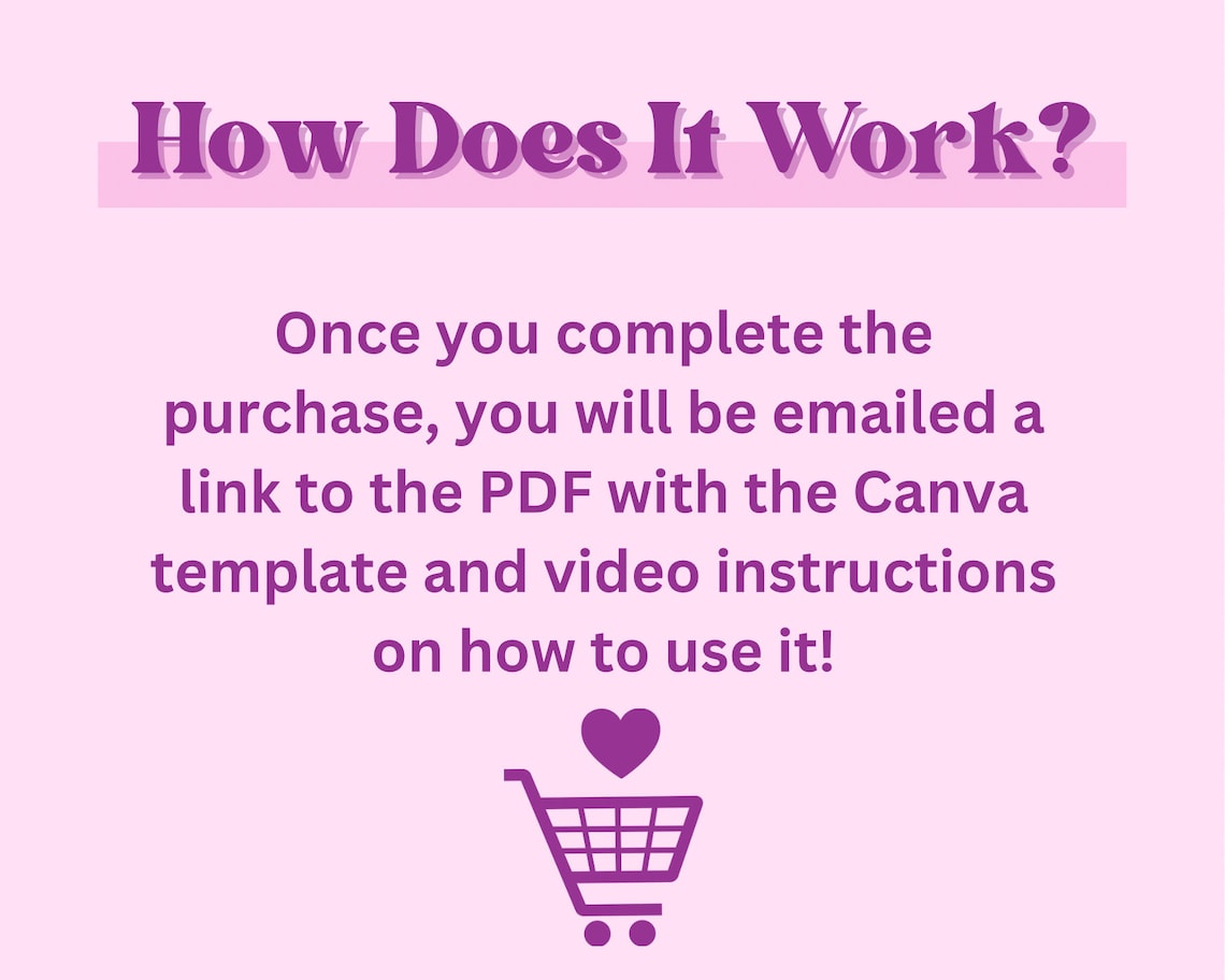 Editable Kawaii Purple Logo in Canva Template Magical Girly - Etsy