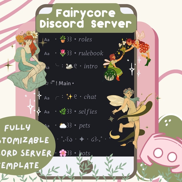 Cute Discord Server Templates - Etsy