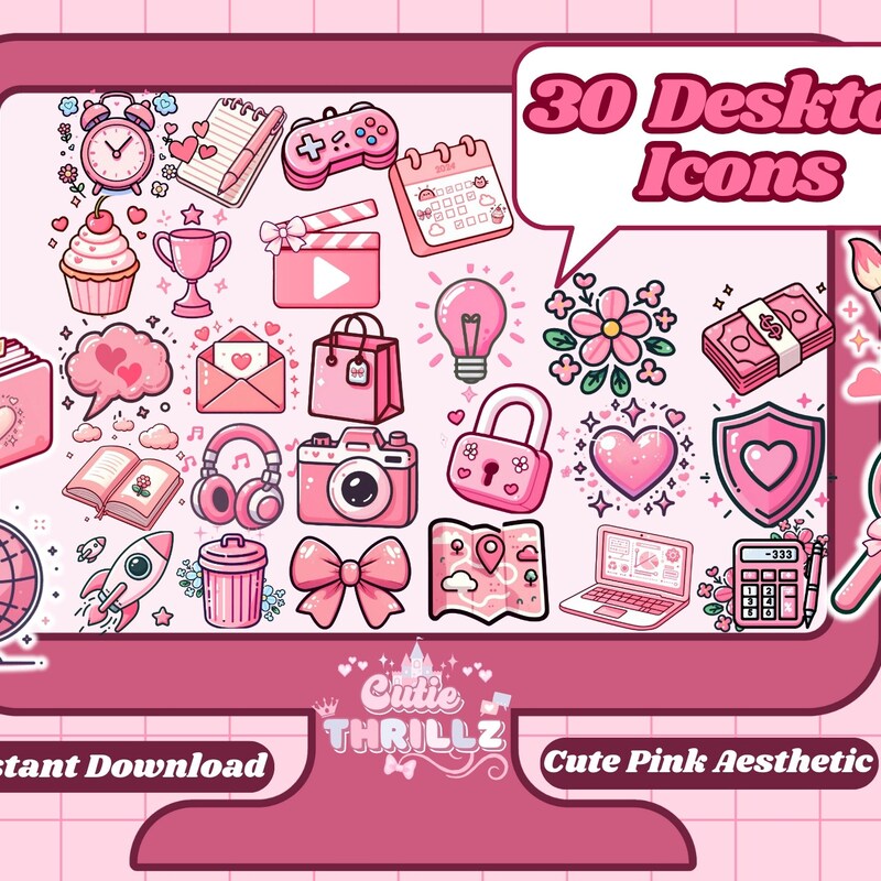 Desktop Icons - Etsy