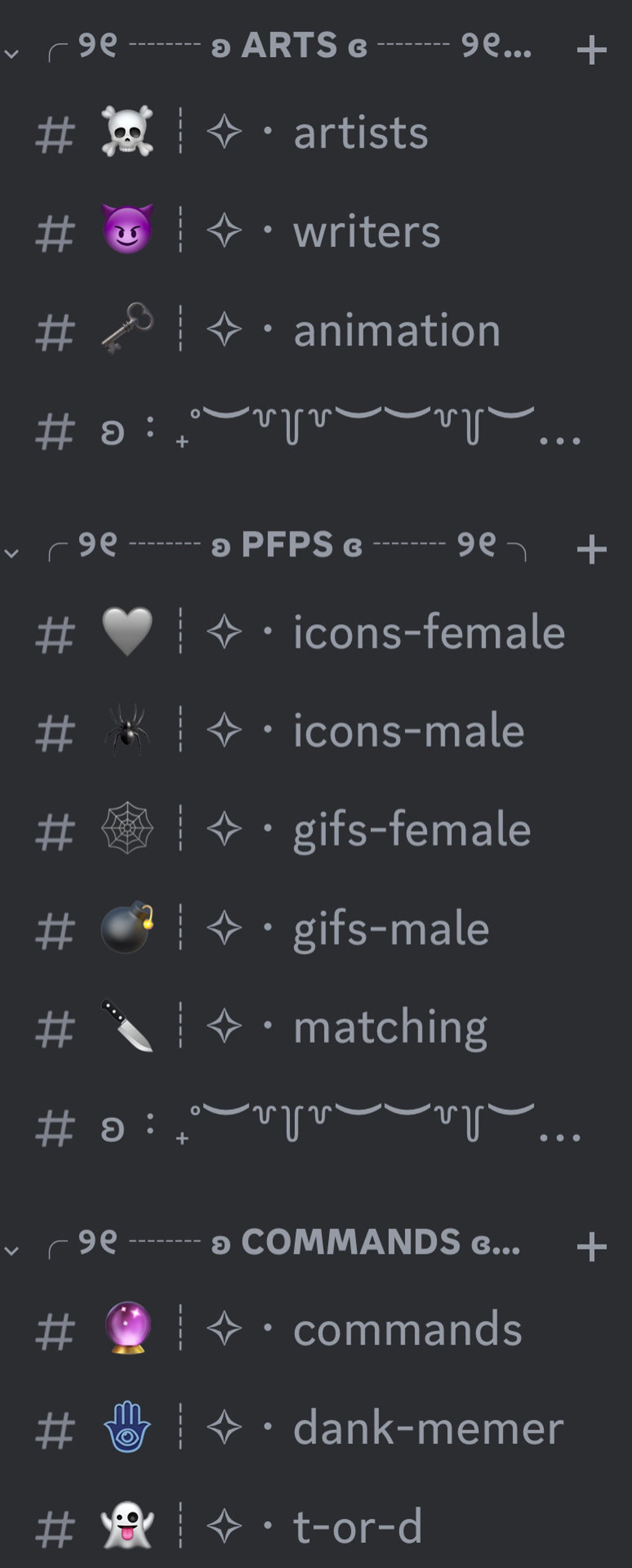 Spooky Pastel Halloween Discord Server Template: Emo Grunge Gaming ...