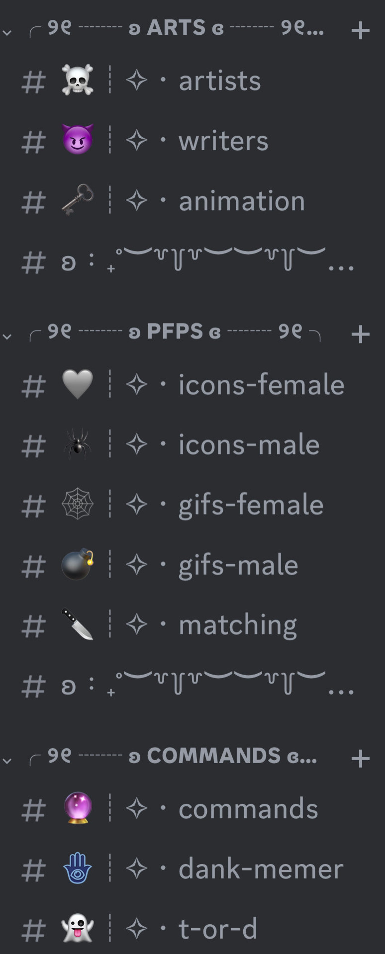 Spooky Pastel Halloween Discord Server Template: Emo Grunge Gaming ...