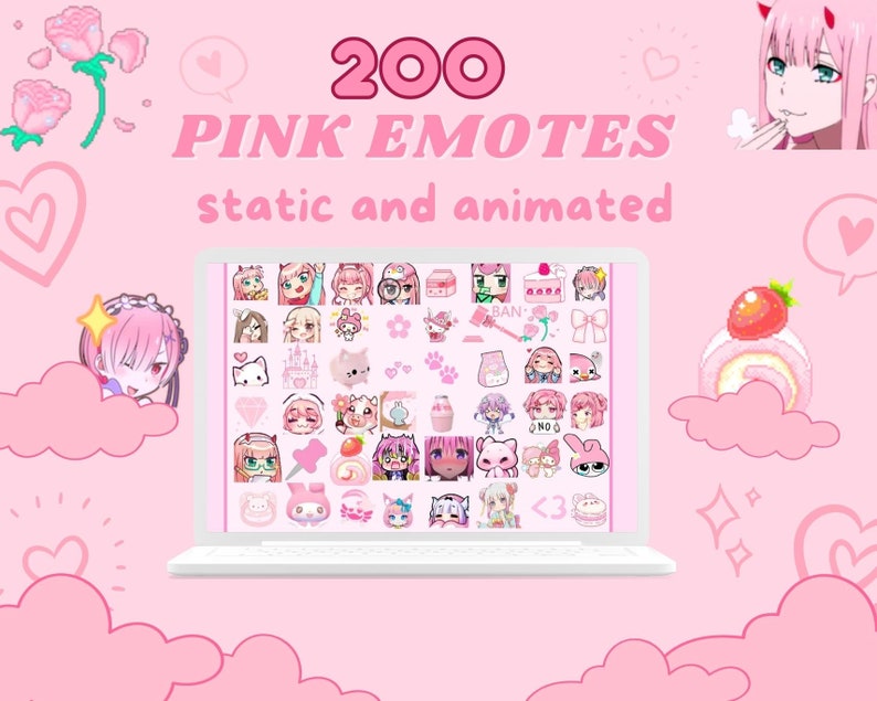 FULL Kawaii Twitch Streamer Bundle With a Discord Server - Etsy UK