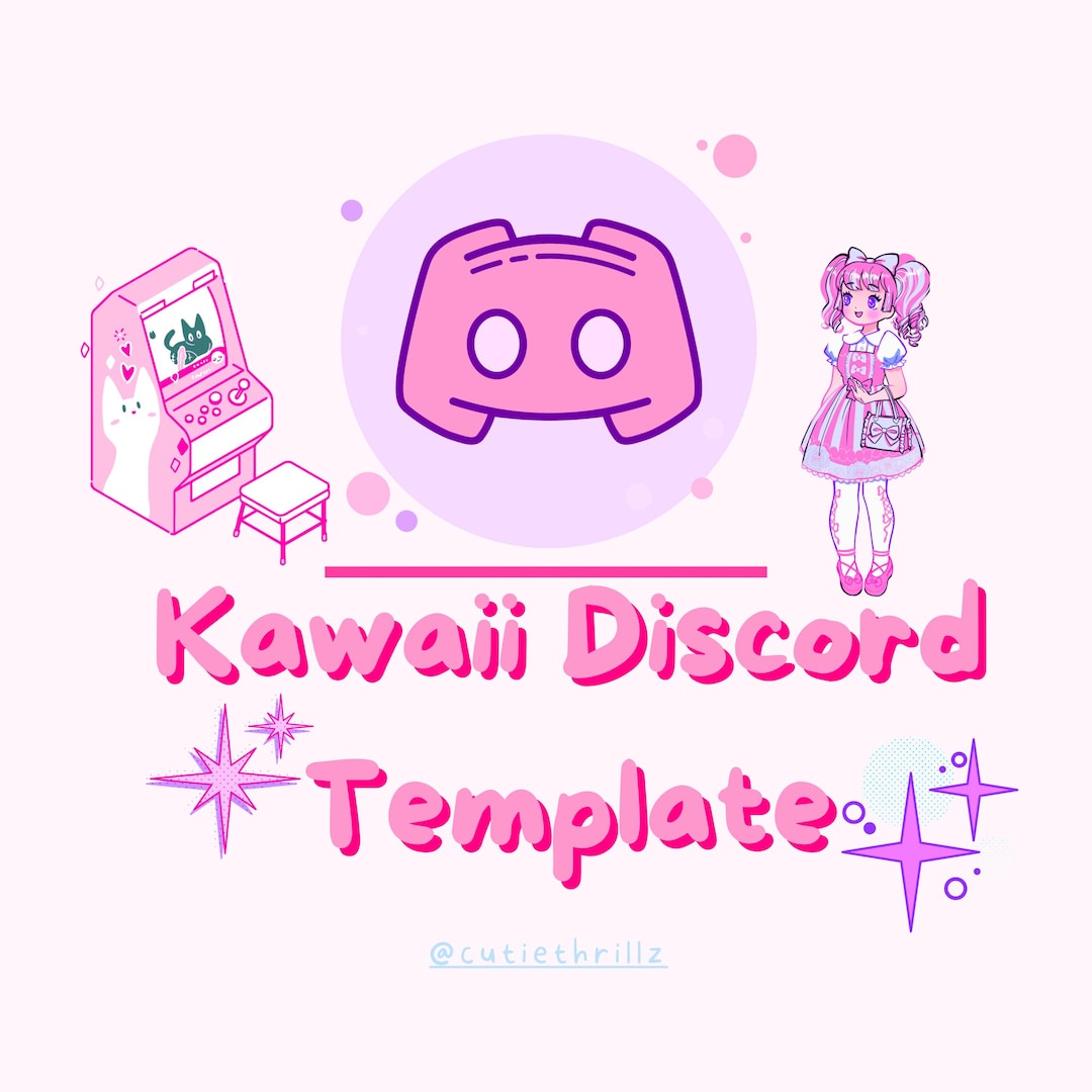 Kawaii Discord Server Template | Kidcore Theme (instant Download) - Etsy