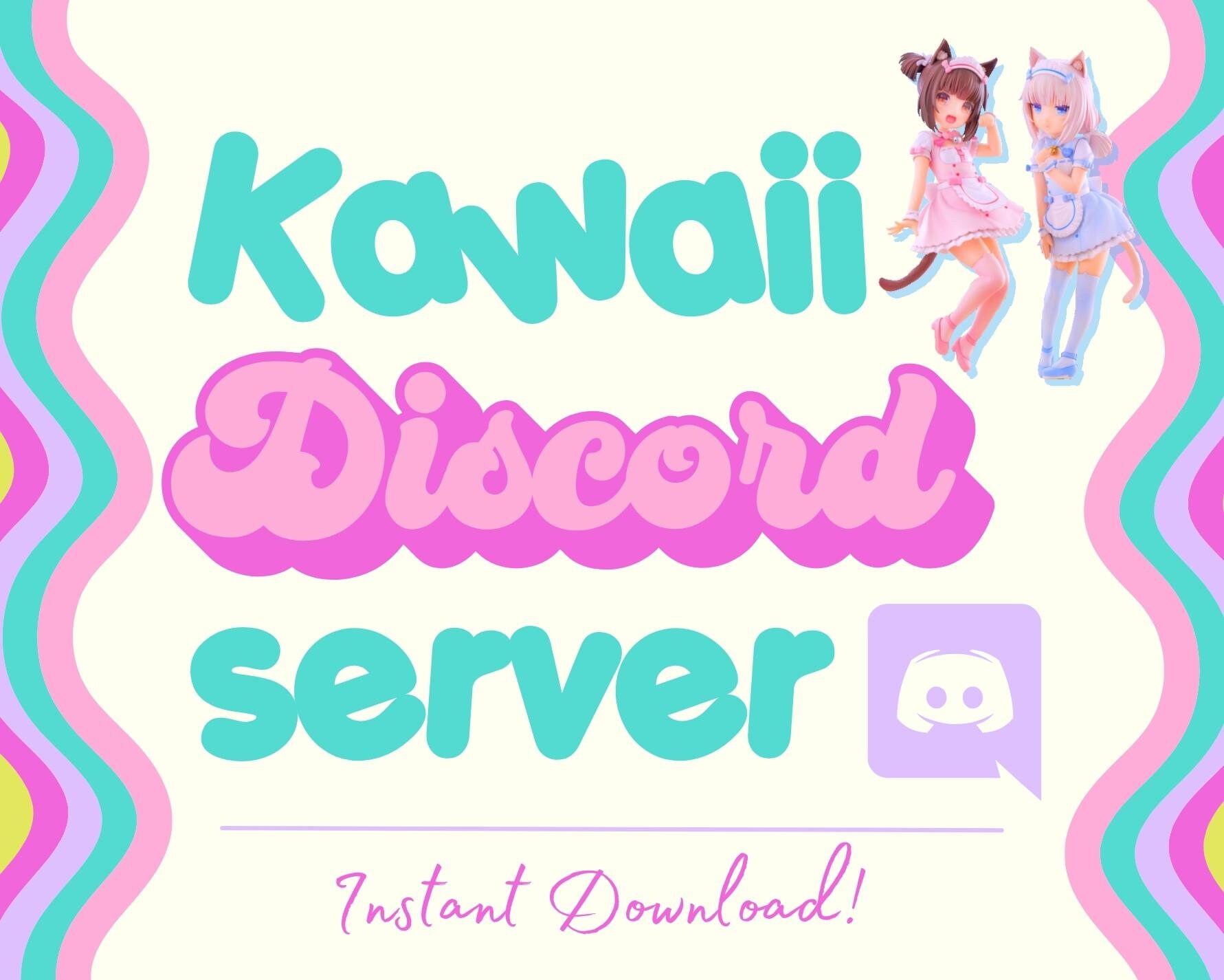 Kawaii Aesthetic Discord Template INSTANT DOWNLOAD Twitch Streamer ...