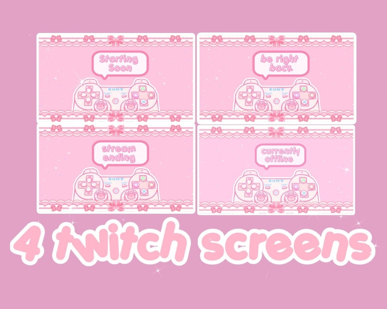 FULL Kawaii Twitch Streamer Bundle With a Discord Server Template and ...