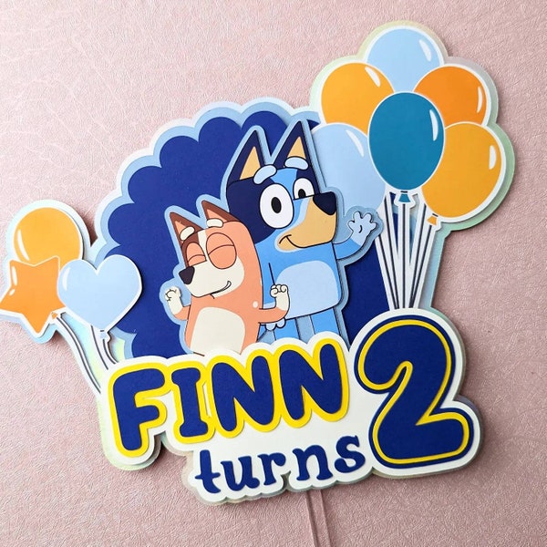 Bluey Cake Topper - Etsy