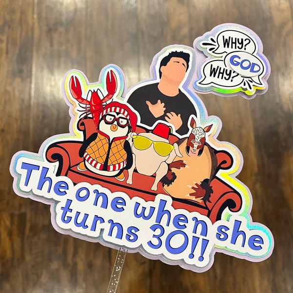 Joey Cake Topper - Etsy