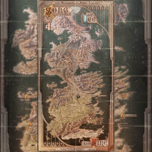 DIGITAL Map of Westeros - A Song of Ice and Fire - Etsy