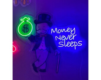 Neon Sign Monopoly - Etsy
