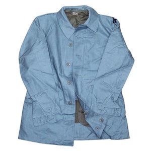 Veste d'uniforme de protection civile suédoise originale denim bleu ...