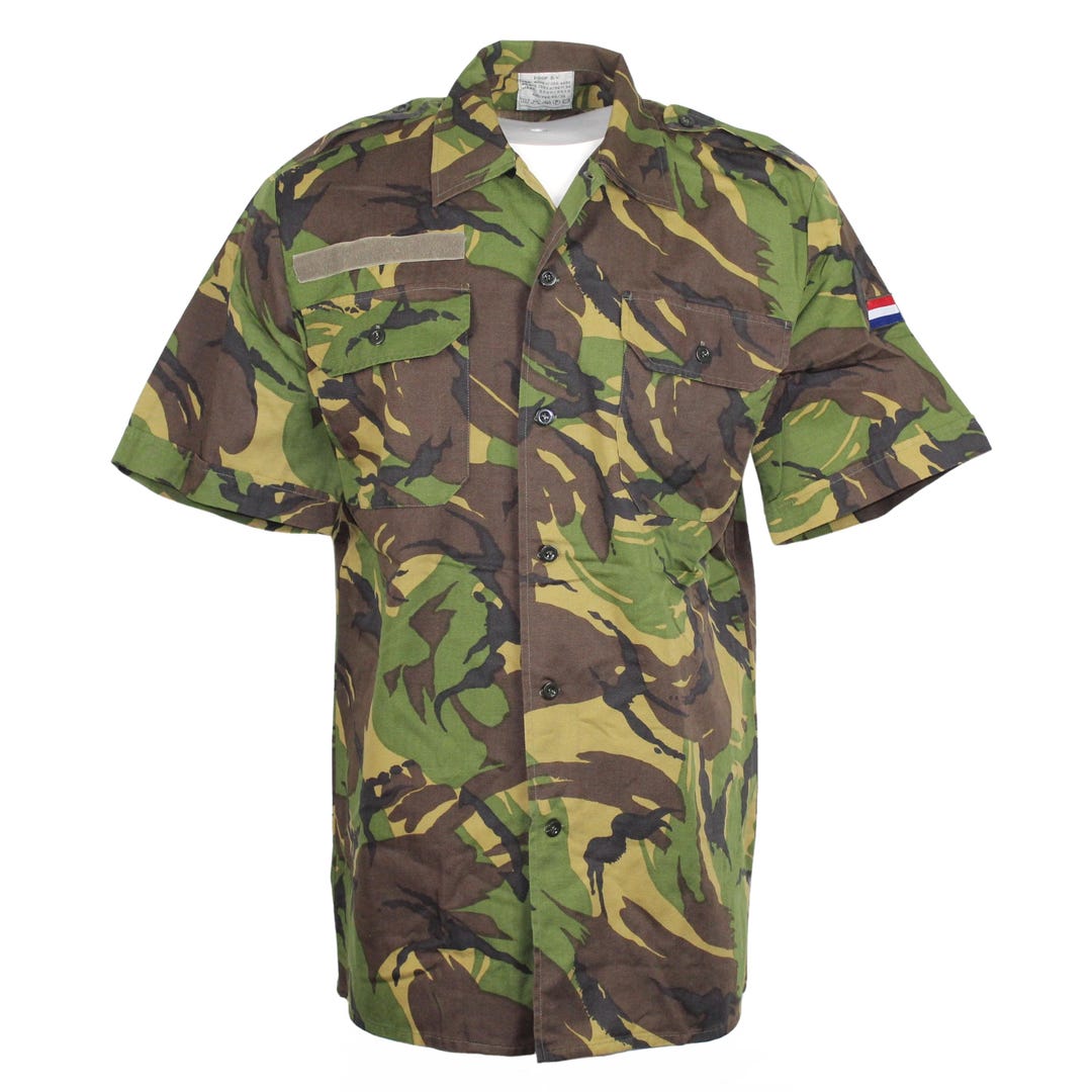 Dutch Army Woodland Shirt - Etsy