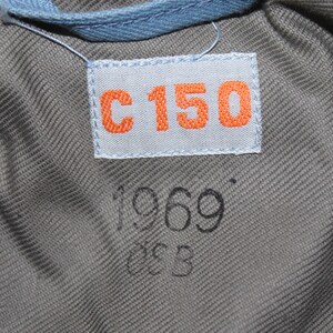 Veste d'uniforme de protection civile suédoise originale denim bleu ...