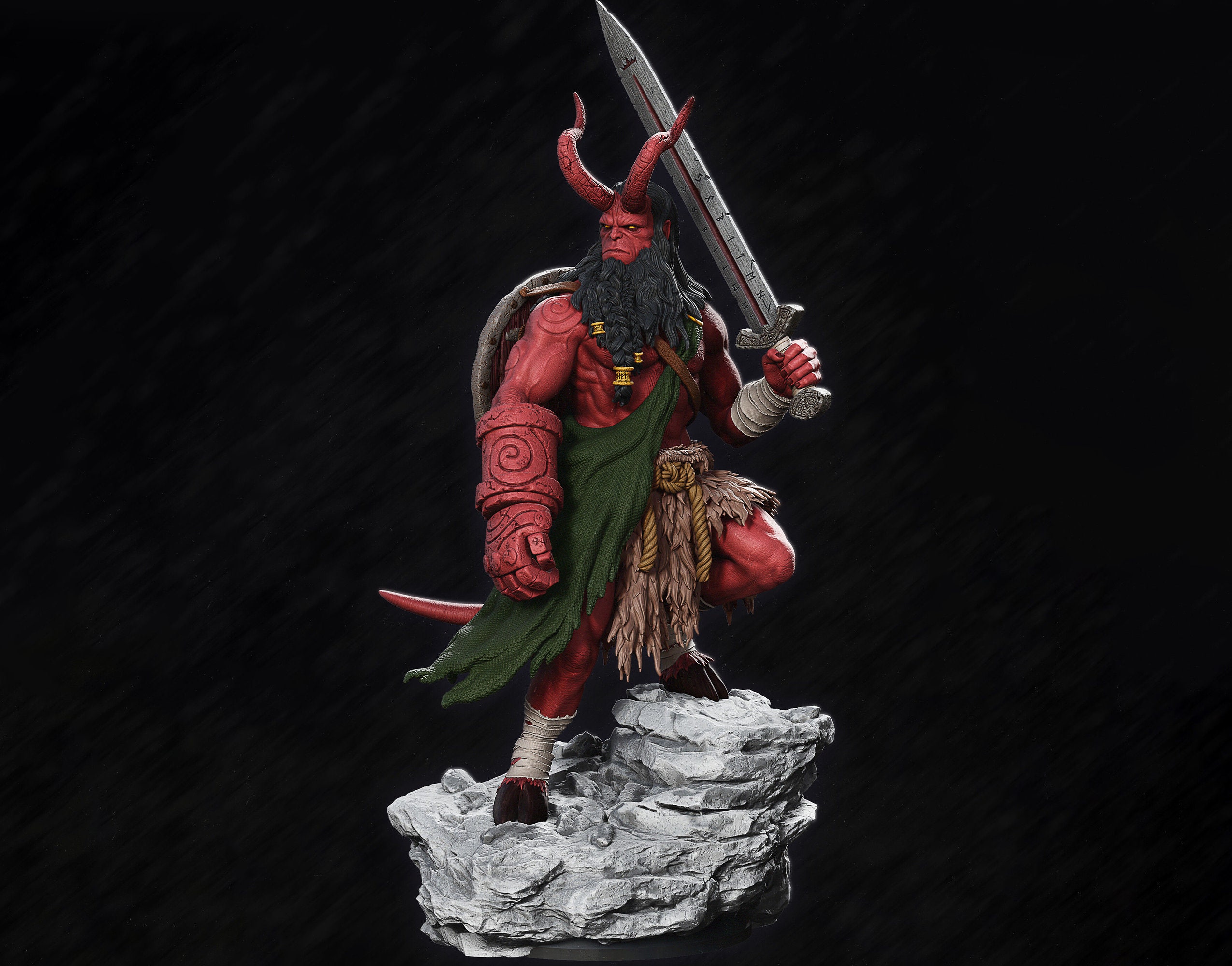 Nordic Hellboy 3D Print STL File - Etsy