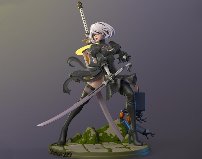 2B Nier Automata 3D Print STL File - Etsy Australia