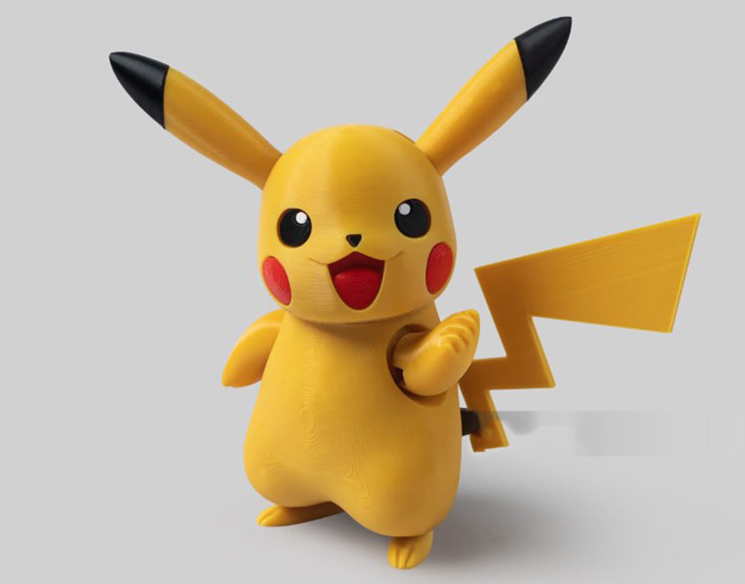 Pokemon Pikachu 3d Print Stl File Etsy