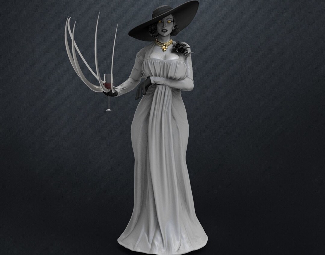 Lady Dimitrescu Resident Evil Village 3D Print STL File - Etsy Australia
