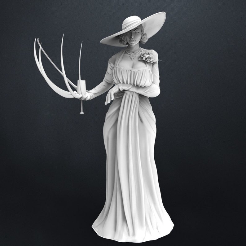 Lady Dimitrescu Resident Evil Village 3D Print STL File - Etsy Australia