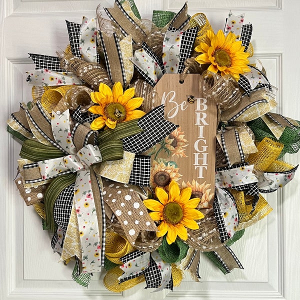 August Wreath - Etsy