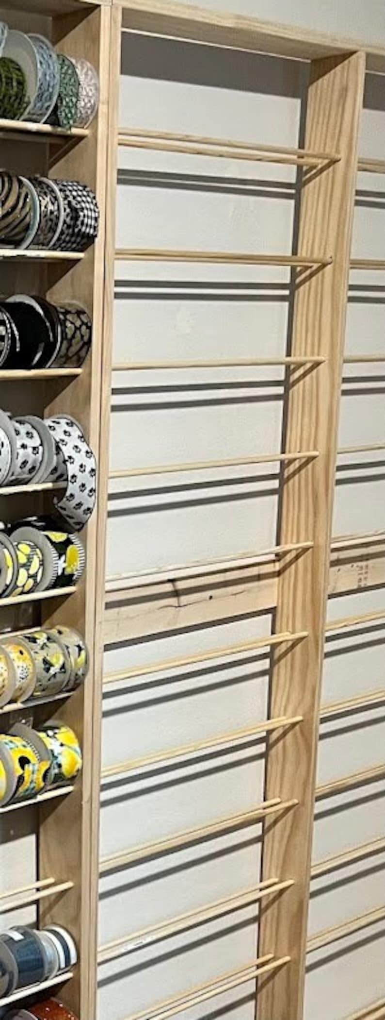 DIY Ribbon Organizer Rack: Digital Instructions (video) - Etsy