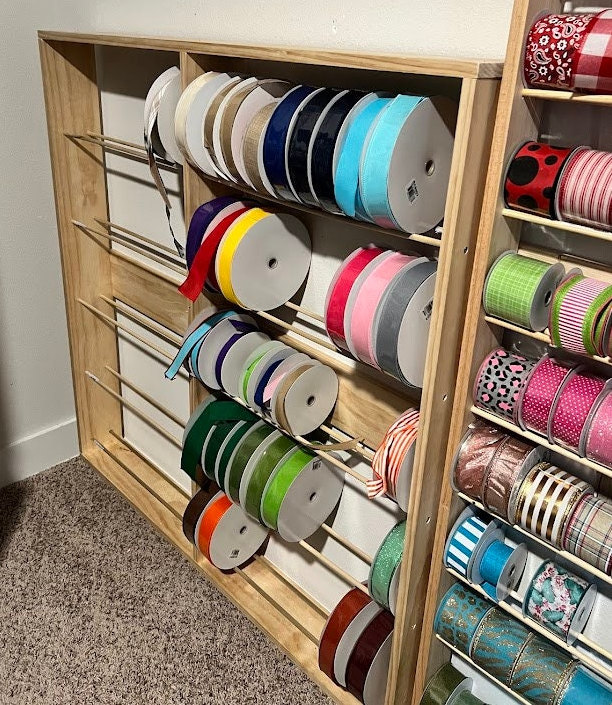 DIY Ribbon Organizer Rack: Digital Instructions (video) - Etsy