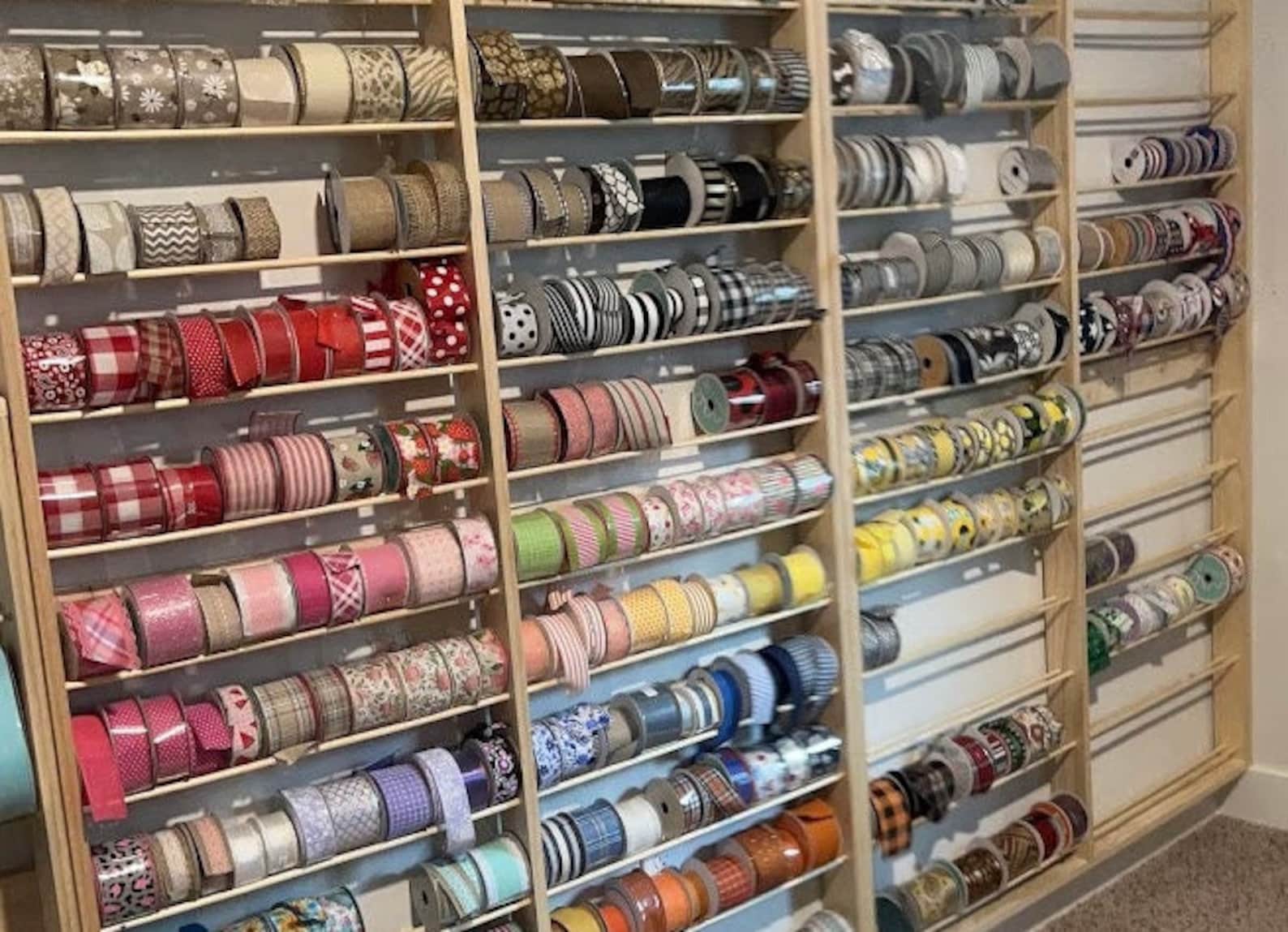 DIY Ribbon Organizer Rack: Digital Instructions (video) - Etsy