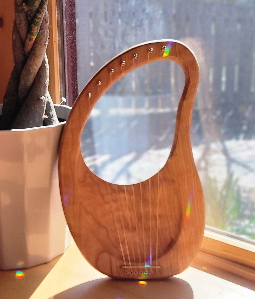 Hand Crafted Pentatonic Waldorf Storyteller Lyre for Children and ...