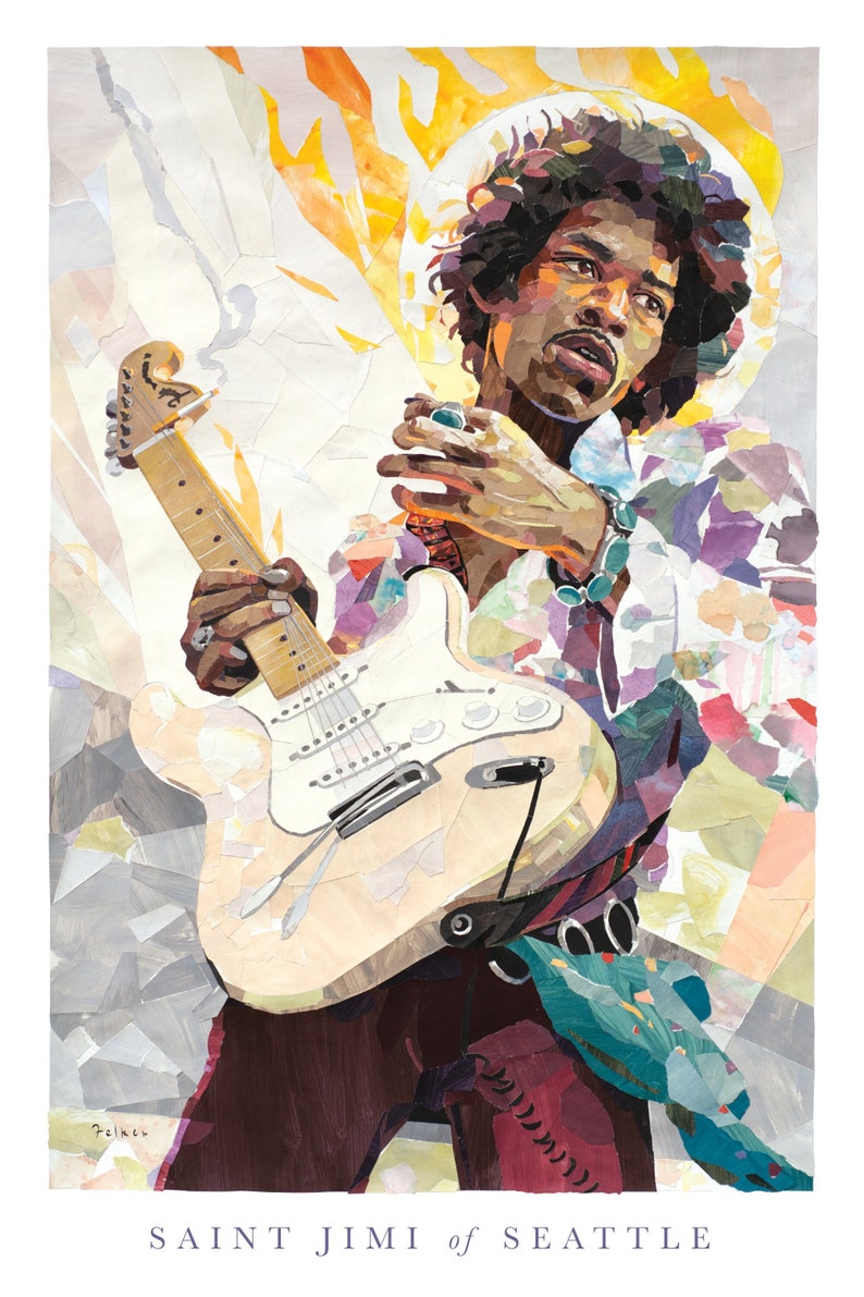 Saint Jimi of Seattle - Archival Inkjet Print - Etsy