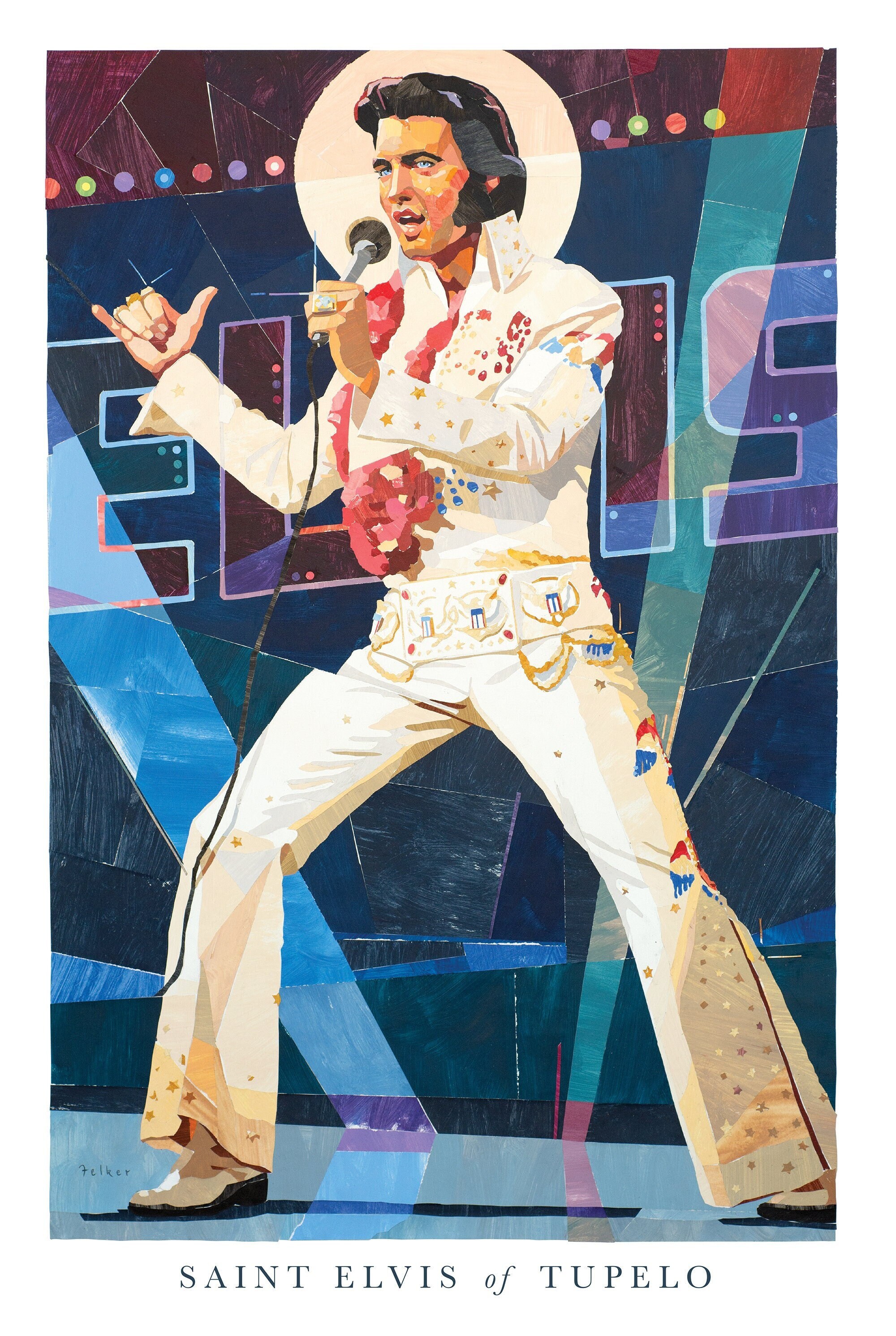 Saint Elvis of Tupelo Archival Inkjet Print - Etsy