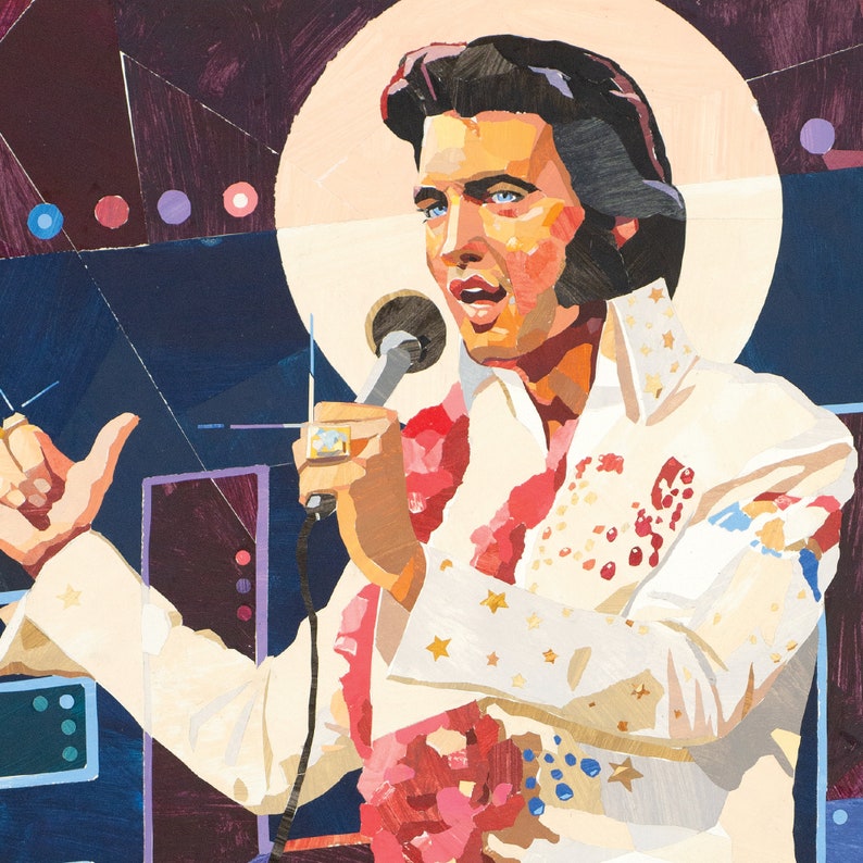 Saint Elvis of Tupelo Archival Inkjet Print - Etsy