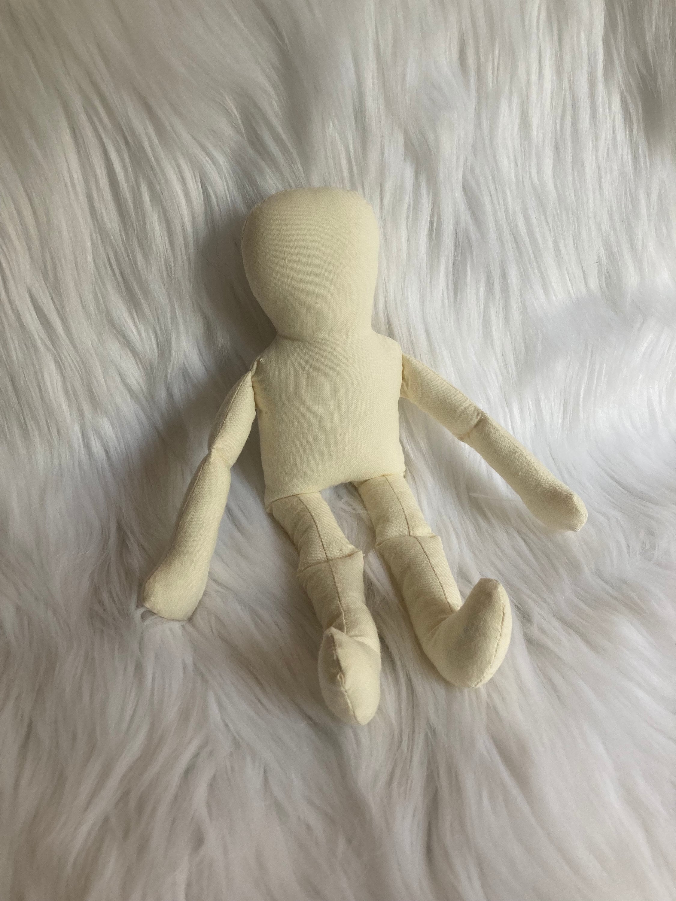 VTG 11” Blank Plush Posable Wire Craft Doll Body by Westwater Ent. - Etsy