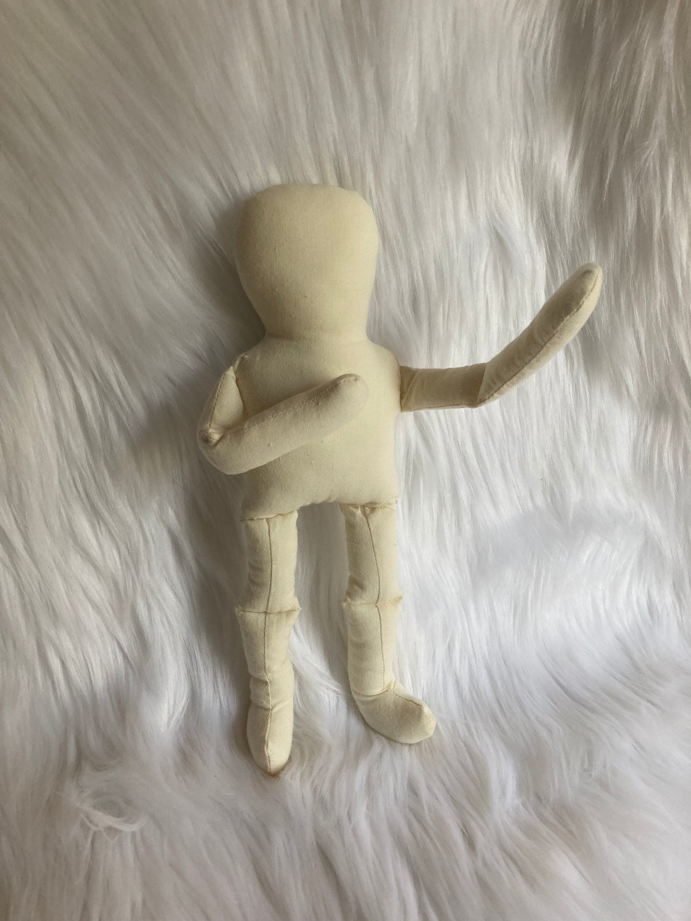 VTG 11” Blank Plush Posable Wire Craft Doll Body by Westwater Ent. - Etsy