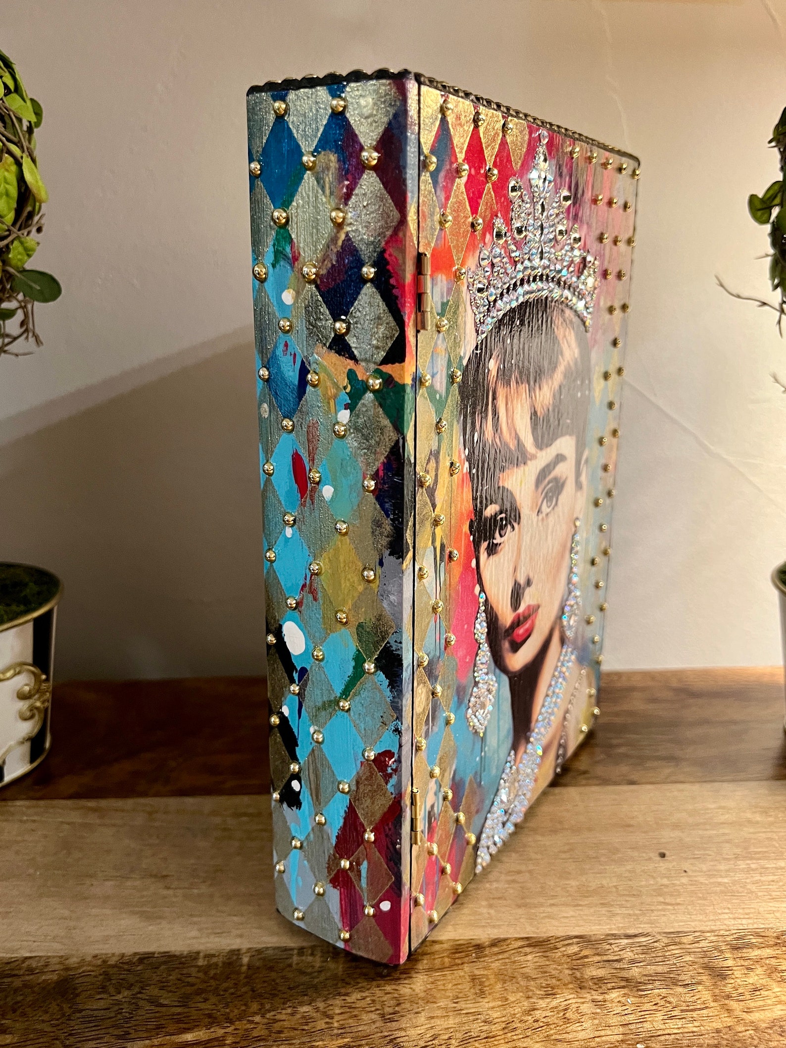 Audrey Hepburn Functional Art Book Box - Etsy