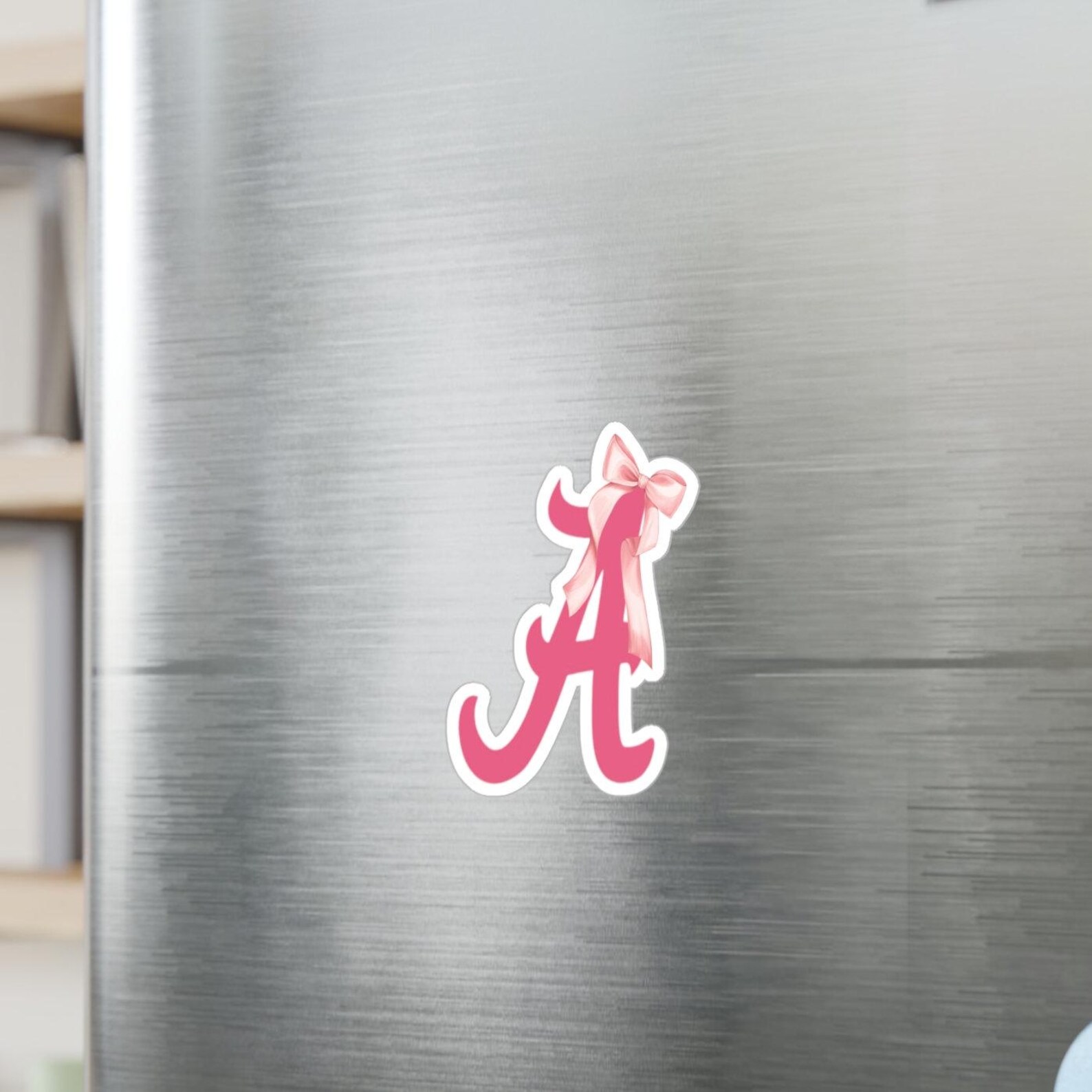 Crimson Tide Car Decal, Alabama A Logo With Bow, Waterproof Fan Gift - Etsy