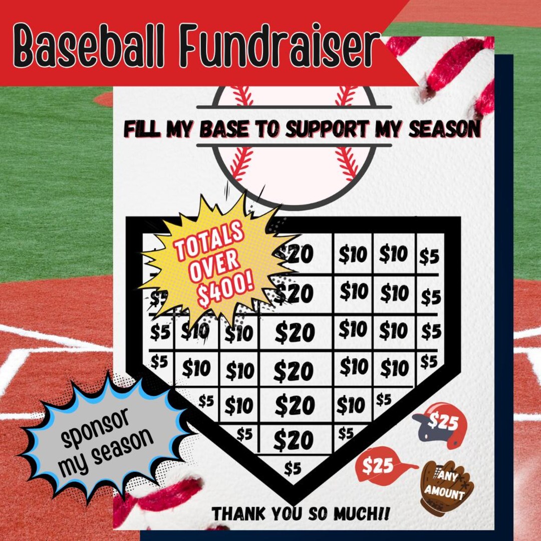 Baseball Team Fundraiser Flyer: Tournament & Season Sponsorship (PDF ...