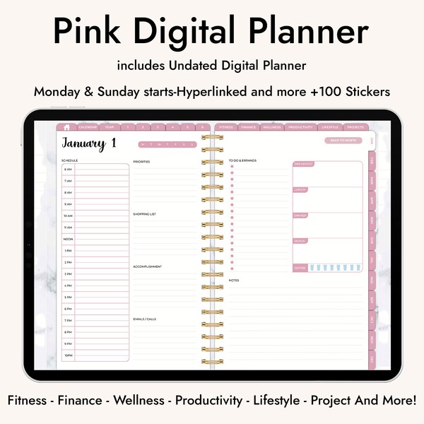 iPad Planner - Etsy UK