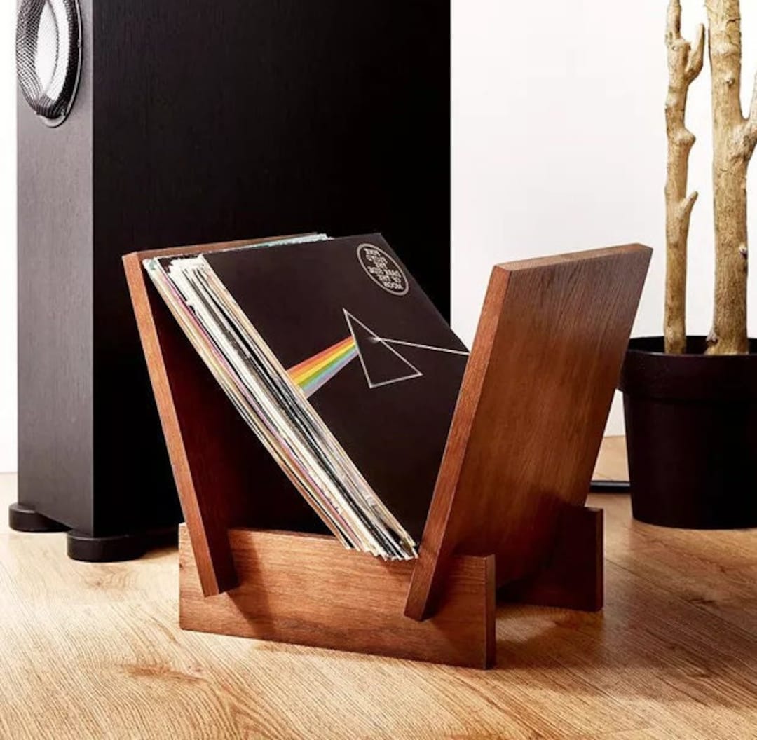Record Stand Holder Record Holder Wood Vinyl Record Holder - Etsy