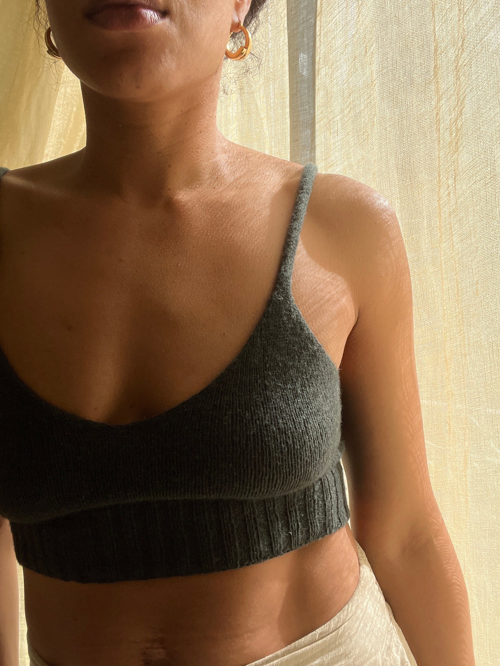 The Simple Bralette Knit Bra Pattern ENGLISH - Etsy