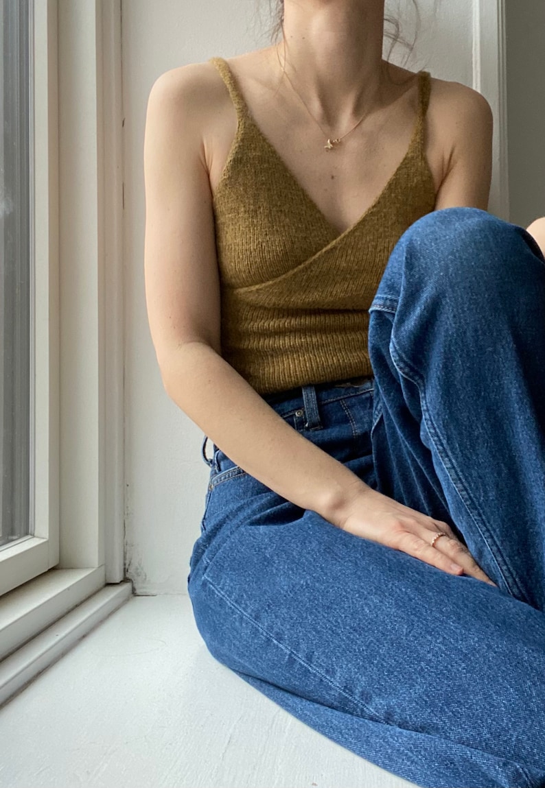 The Wrap Bra / Top Knit Pattern - ENGLISH - Etsy