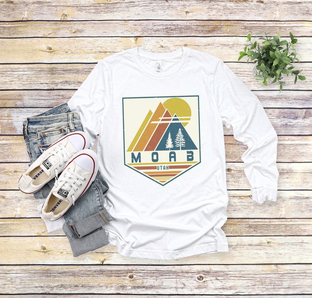 Moab Long Sleeve Shirt, Road Trip Shirts, Moab Long Sleeved Tee, Moab ...
