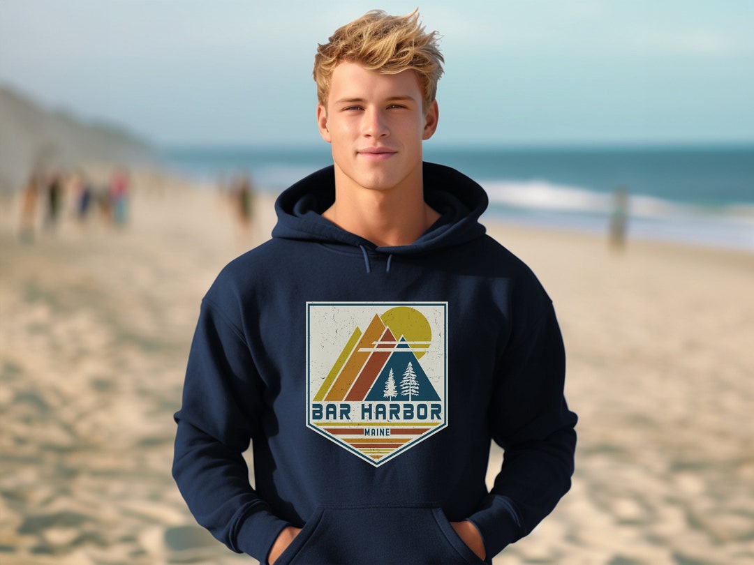 Bar Harbor Hoodie, Bar Harbor Sweatshirt Maine Sweatshirt, Bar Harbor ...