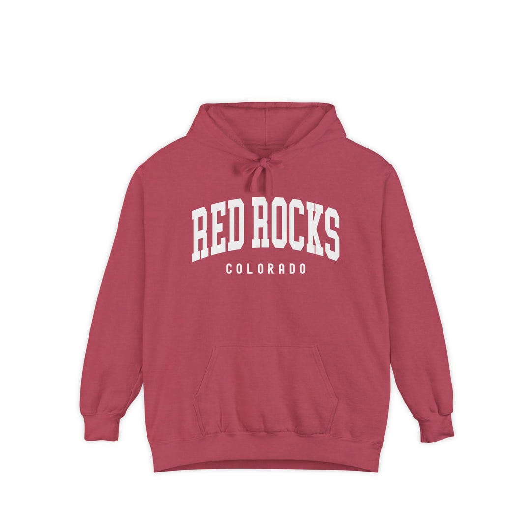 Red Rocks Sweatshirt Comfort Colors Hoodie Red Rocks Colorado ...