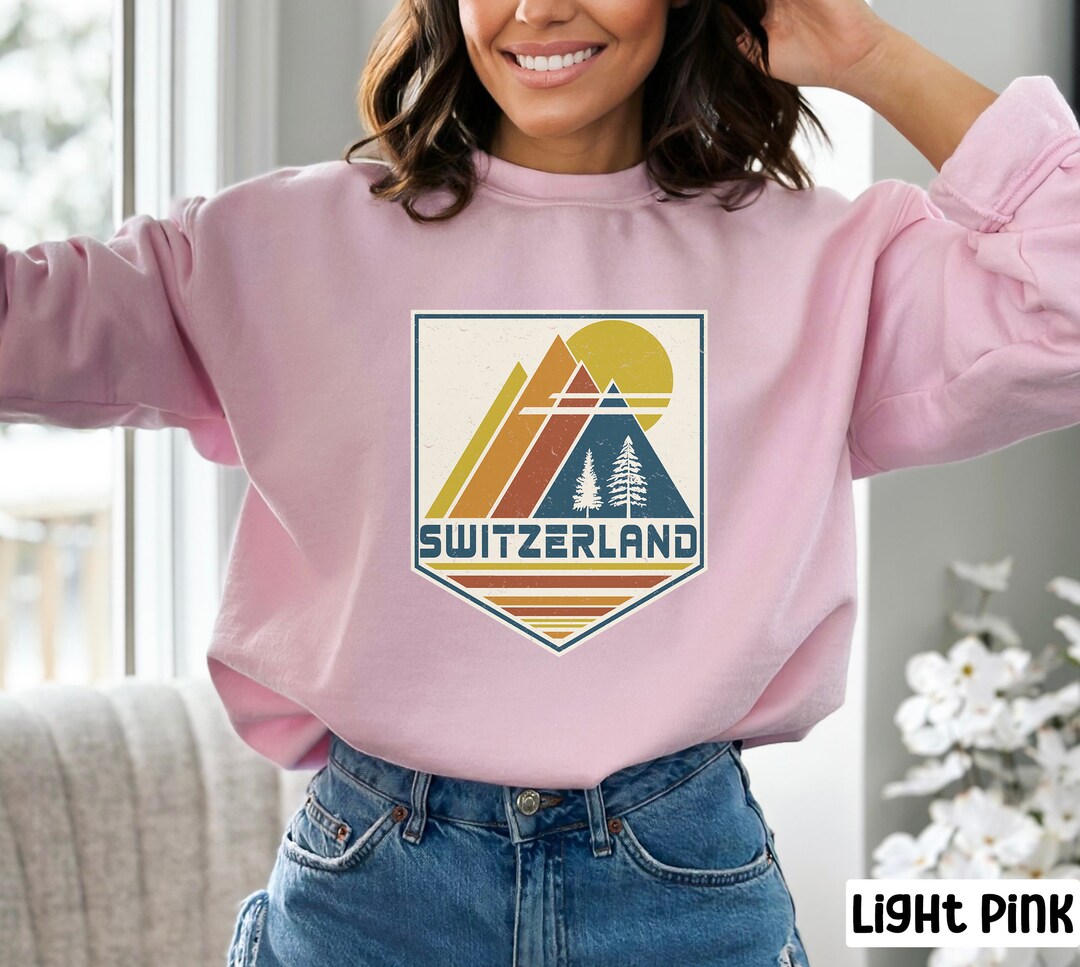 Switzerland Sweatshirt, Swiss Sweatshirt, Switzerland Souvenir ...